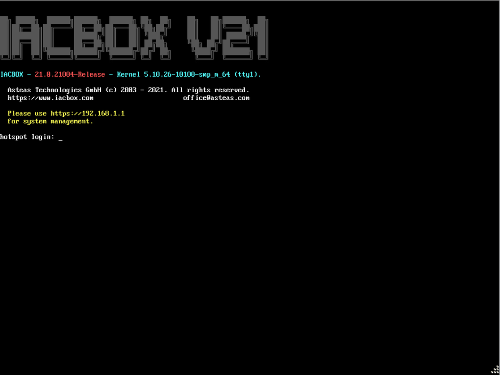 Installation - IACBOX